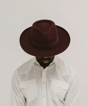 TWO ROADS HAT CO. Echo Park Fedora - Maroon