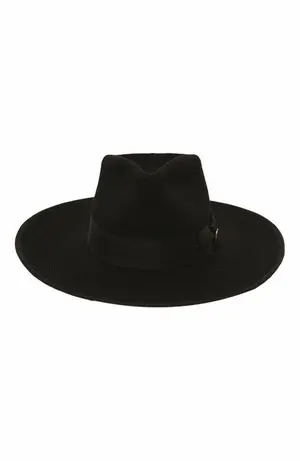 TWO ROADS HAT CO. Taos Fedora - Black
