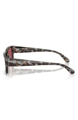 DIESEL® 57mm Rectangular Sunglasses