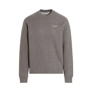 Off-White Wave Outline Diag Sweatshirt - Grey