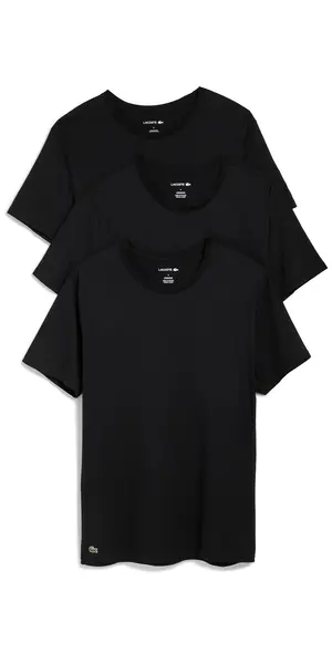 Lacoste Cotton Undershirt Crew Tee 3 Pack