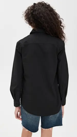 NILI LOTAN Raphael Classic Shirt - Black