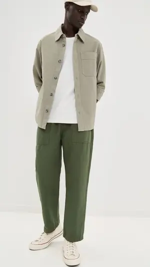 SERVICE WORKS Classic Canvas Chef Pants - Olive