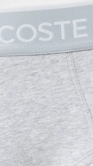 Lacoste Cotton Stretch Jersey Briefs 3 Pack - Multi