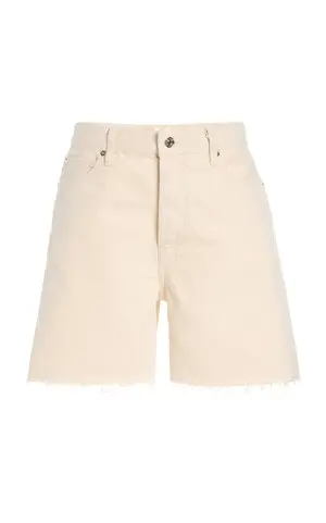 FRAME The Timeless Denim High-rise Shorts