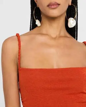Nanushka Adie Ruched Bodycon Dress