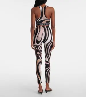 Emilio Pucci Printed Sports Bra - Multicoloured