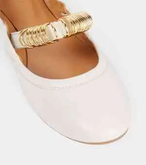 TOD'S Leather Ballerina Flats