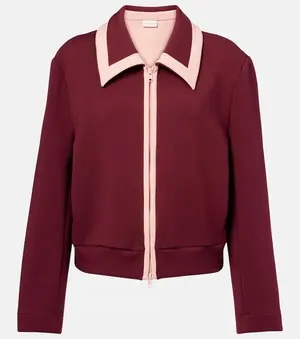 Dries Van Noten Cotton-blend Jacket - Burgundy