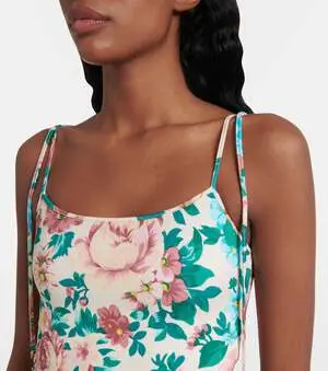 Chloé Floral Swimsuit - Blue