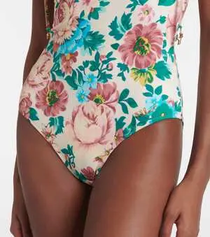 Chloé Floral Swimsuit - Blue