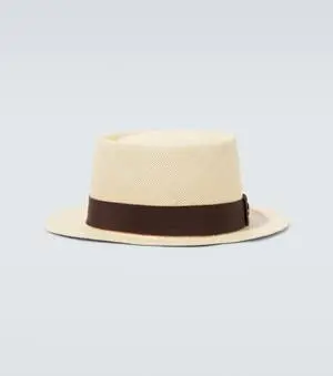 CHRISTIAN LOUBOUTIN Andaloubi Panama Hat - Neutrals