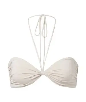 Jade Swim Liana Halterneck Bikini Top - White
