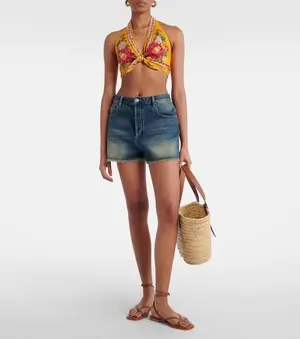 Farm Rio Spring Awakening Crop Top