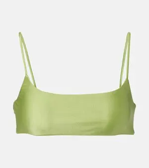 Jade Swim Muse Bikini Top - Green