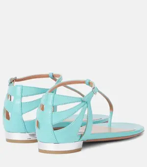 AQUAZZURA Leather Sandals