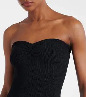 Hunza G Brooke One Piece Swimsuit - Black