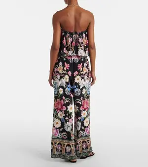 Camilla Midnight In Monserrate" Printed Silk Jumpsuit
