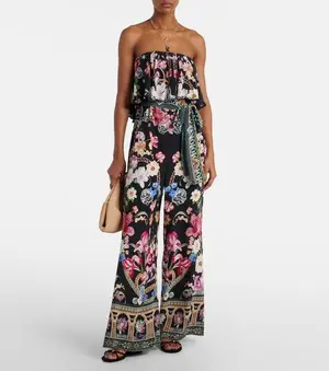 Camilla Midnight In Monserrate" Printed Silk Jumpsuit