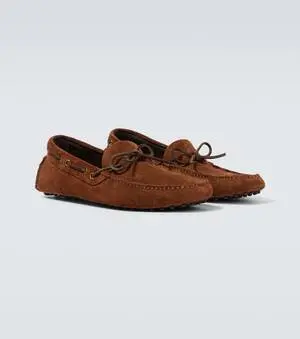 TOM FORD Rod Suede Driving Shoes - Brown