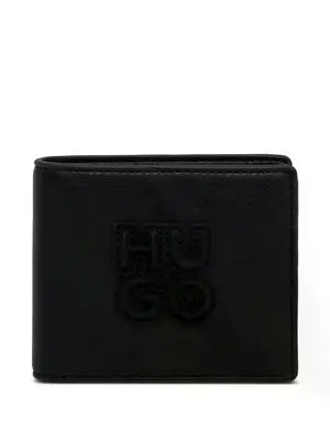 Hugo Embossed-logo Wallet - Black