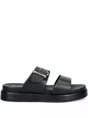 Barbour Leather Slides