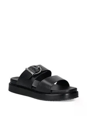 Barbour Leather Slides