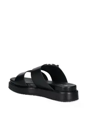 Barbour Leather Slides