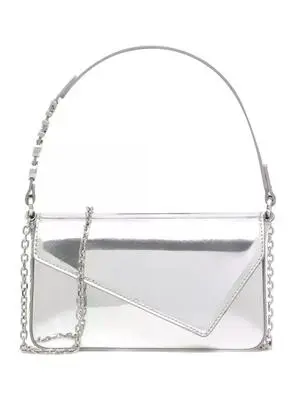 Hugo Laminated Tote - Silver