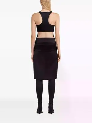 COURREGES Infinity Tank Top - Black