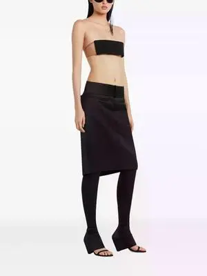 COURREGES Oblique Midi Skirt