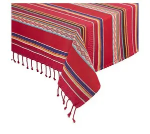 DESIGN IMPORTS Baja Stripe Jacquard Tablecloth 60 X 84 - One-color