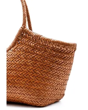Dragon Diffusion Nantucket Leather Basket Bag - Tan