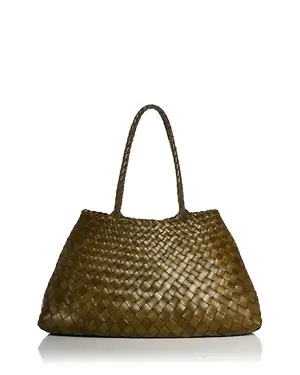 Dragon Diffusion Santa Croce Big Leather Bag Khaki