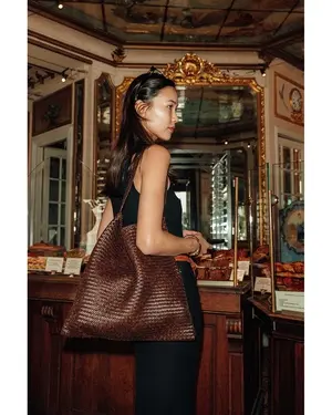Dragon Diffusion Ars Leather Tote - Dark Brown