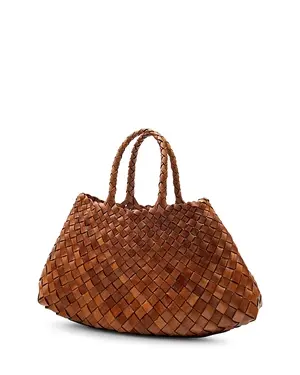 Dragon Diffusion Santa Croce Small Leather Bag - Tan