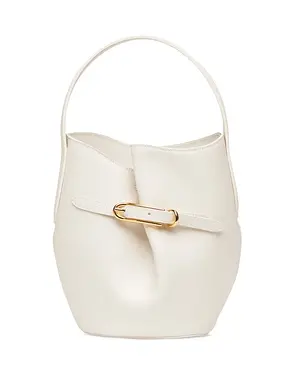 LIFFNER Mini Belted Bucket Bag Cream