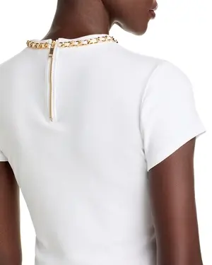 Generation Love Tate Chain Top - White
