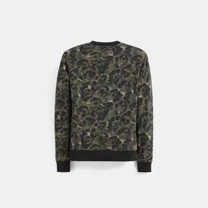 COACH® Restored Camo Print Crewneck
