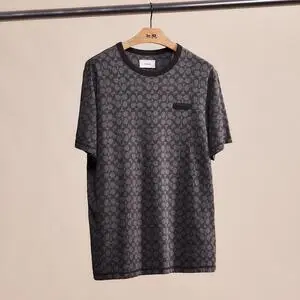 COACH® Restored Essential T-shirt - Charcoal Signature