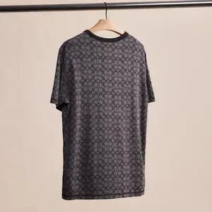 COACH® Restored Essential T-shirt - Charcoal Signature