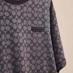 COACH® Restored Essential T-shirt - Charcoal Signature