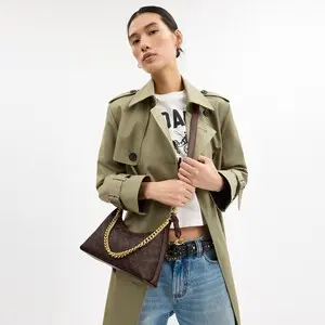 COACH Juliet Shoulder Bag 25 In Signature Canvas - B4/maple Maple