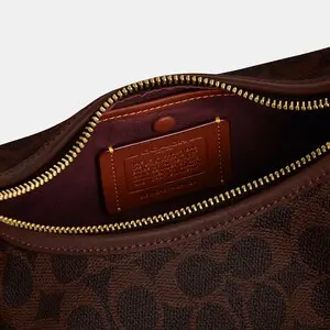 COACH Juliet Shoulder Bag 25 In Signature Canvas - B4/maple Maple