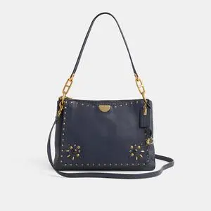 COACH Upcrafted Dreamer Shoulder Bag With Rivets