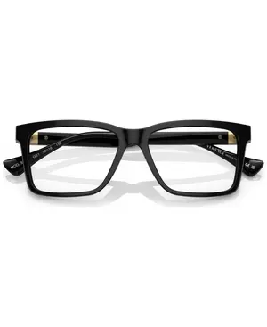 Versace Rectangle Eyeglasses - Black