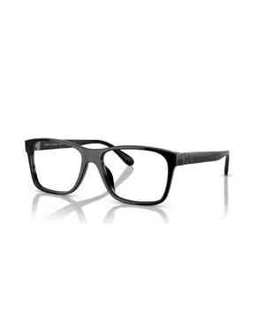 Ralph Lauren Rectangle Full Rim Eyeglasses - Black