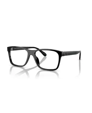 Ralph Lauren Rectangle Full Rim Eyeglasses - Black