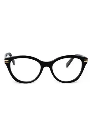 BVLGARI Cat-eye Frame Eyeglasses - Black