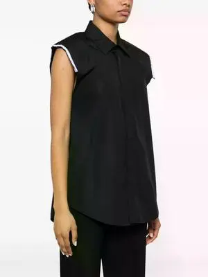 ALAINPAUL Layered Sleeveless Shirt